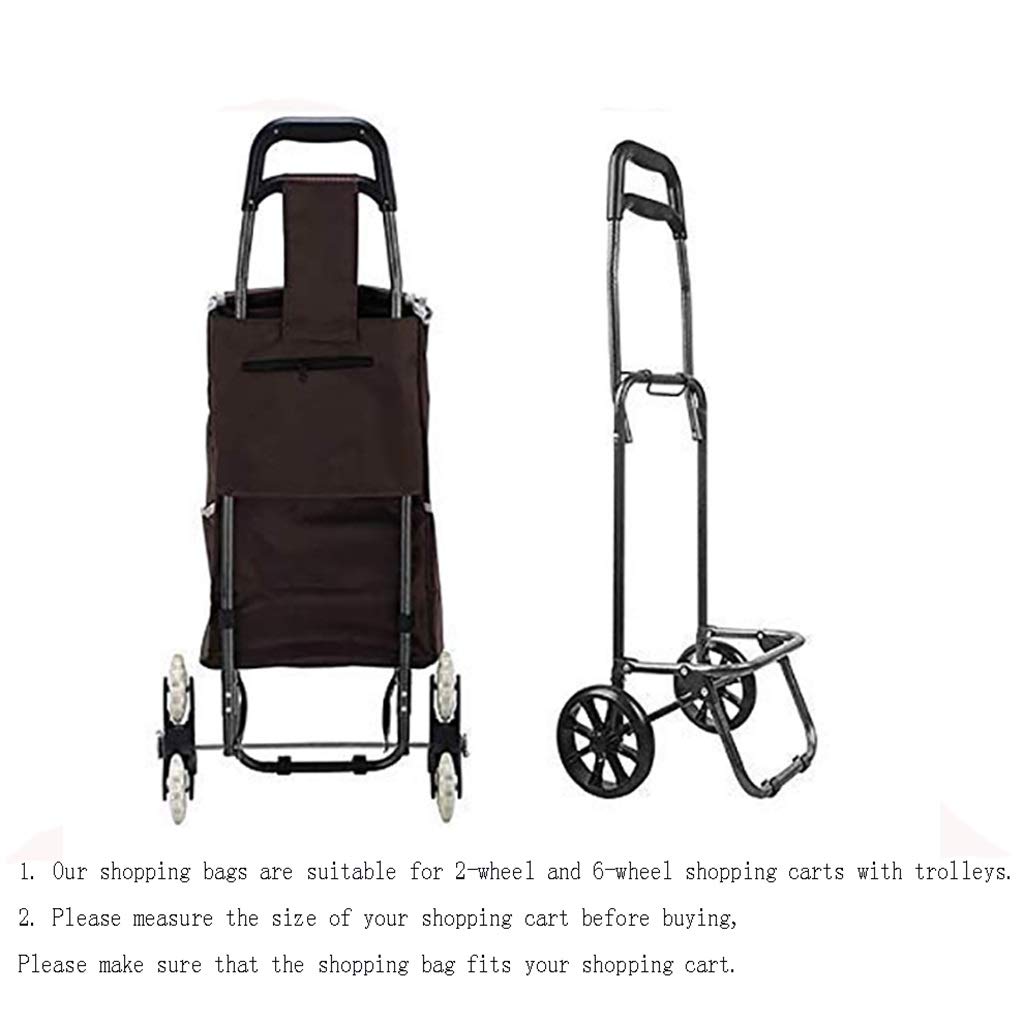 Cart Bags/Shopping Cart Bags/Trolley Replacement Bag Oxford Cloth Waterproof Storage Bag (Size : F)