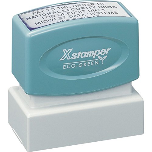 Xstamper Pre-Inked Custom Stamp N12 1" x 2"