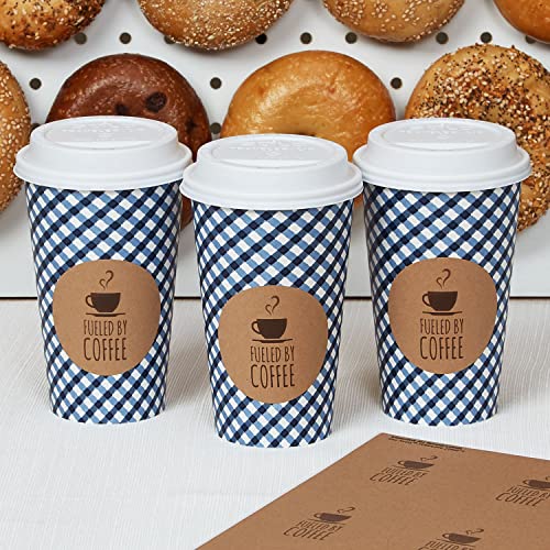 Avery Print-To-The-Edge Kraft Brown Round Gift Labels, 2-1/2 Inch, Pack of 225 (22808)