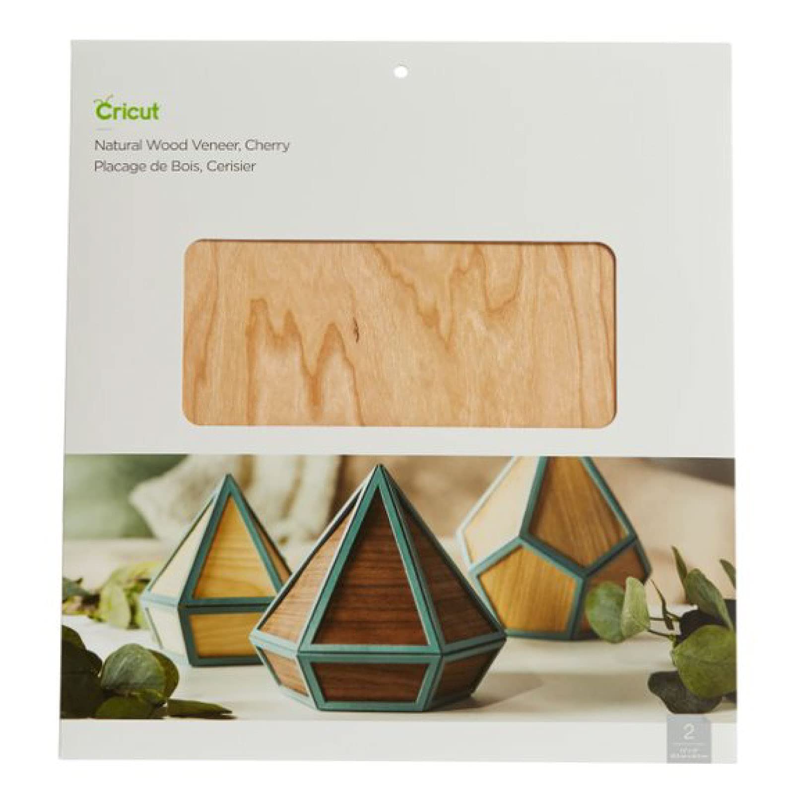 Cricut Natural Wood Veneers Bundle, Cherry and Walnut, 12x12 for Crafts Mini Doll House Building Models School Art Ornament Projects Engraving Painting Explore Maker 3 Machine