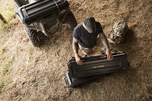Plano All Weather 42” Tactical Gun Case with Wheels, Black with Pluck-to-Fit Foam, Watertight & Dust-Proof Shield Protection, TSA Airline Approved for Travel