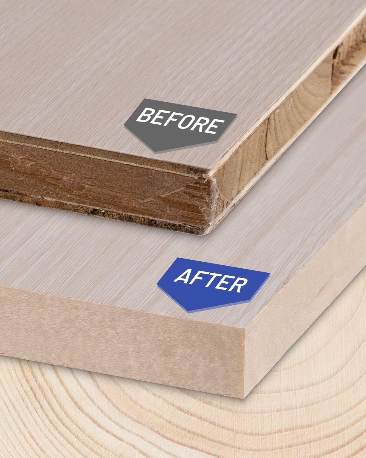 FAKILO Maple Edge Banding, 3/4” X 10ft Roll Real Maple Wood Veneer Edging, Flexible Pre-glued Plywood Edge Banding Strips with Strong Hot Melt Adhesive Iron-on Edgebanding for Furniture Restoration