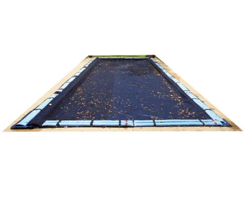 Blue Wave BWC570 25-ft x 45-ft Rectangular Leaf Net In Ground Pool Cover,Black