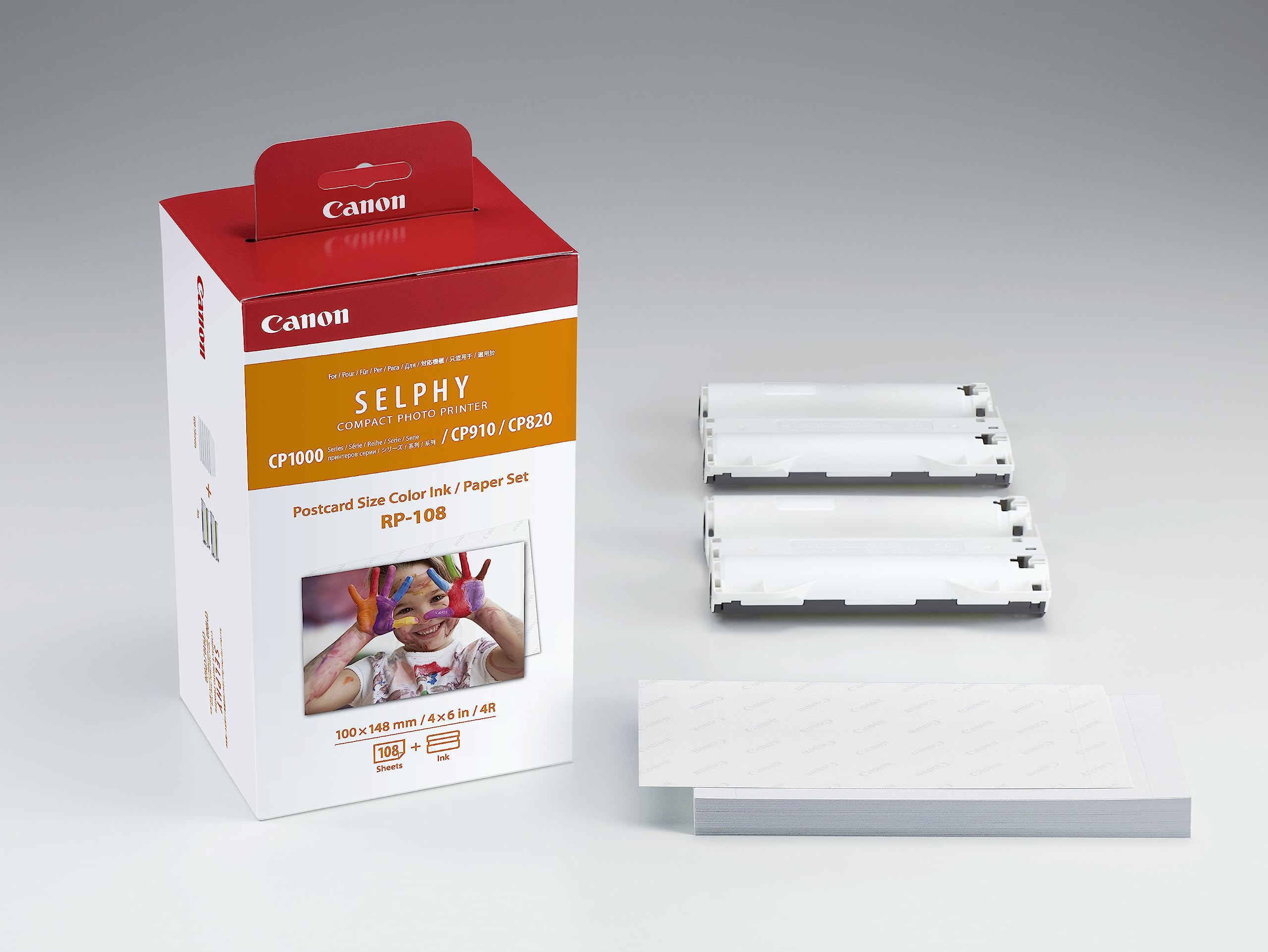8568b001 (rp-108) Ink & Paper Combo Pack, Tri-Color