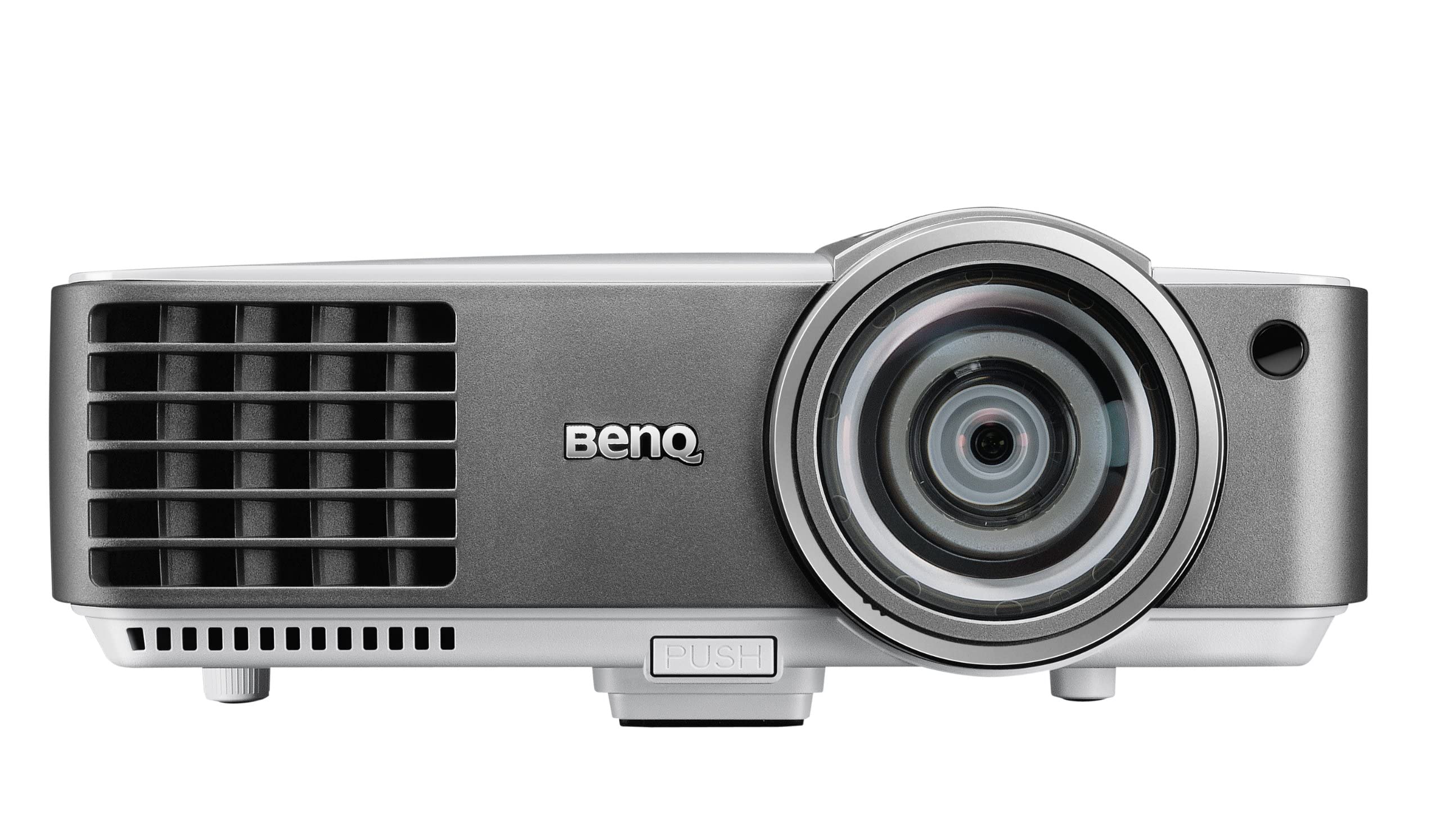 BenQ MW814ST 2500 Lumen WXGA Short Throw 3D DLP Projector,Black/silver (Renewed)