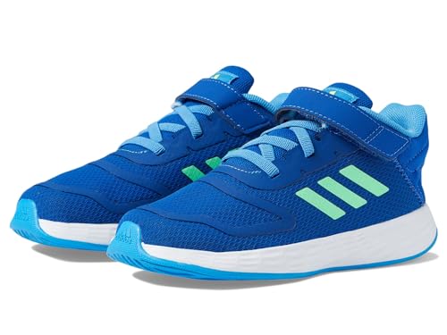 adidas Duramo 10 Running Shoe, Team Royal Blue/Beam Green/Pulse Blue (Elastic), 2 US Unisex Little Kid