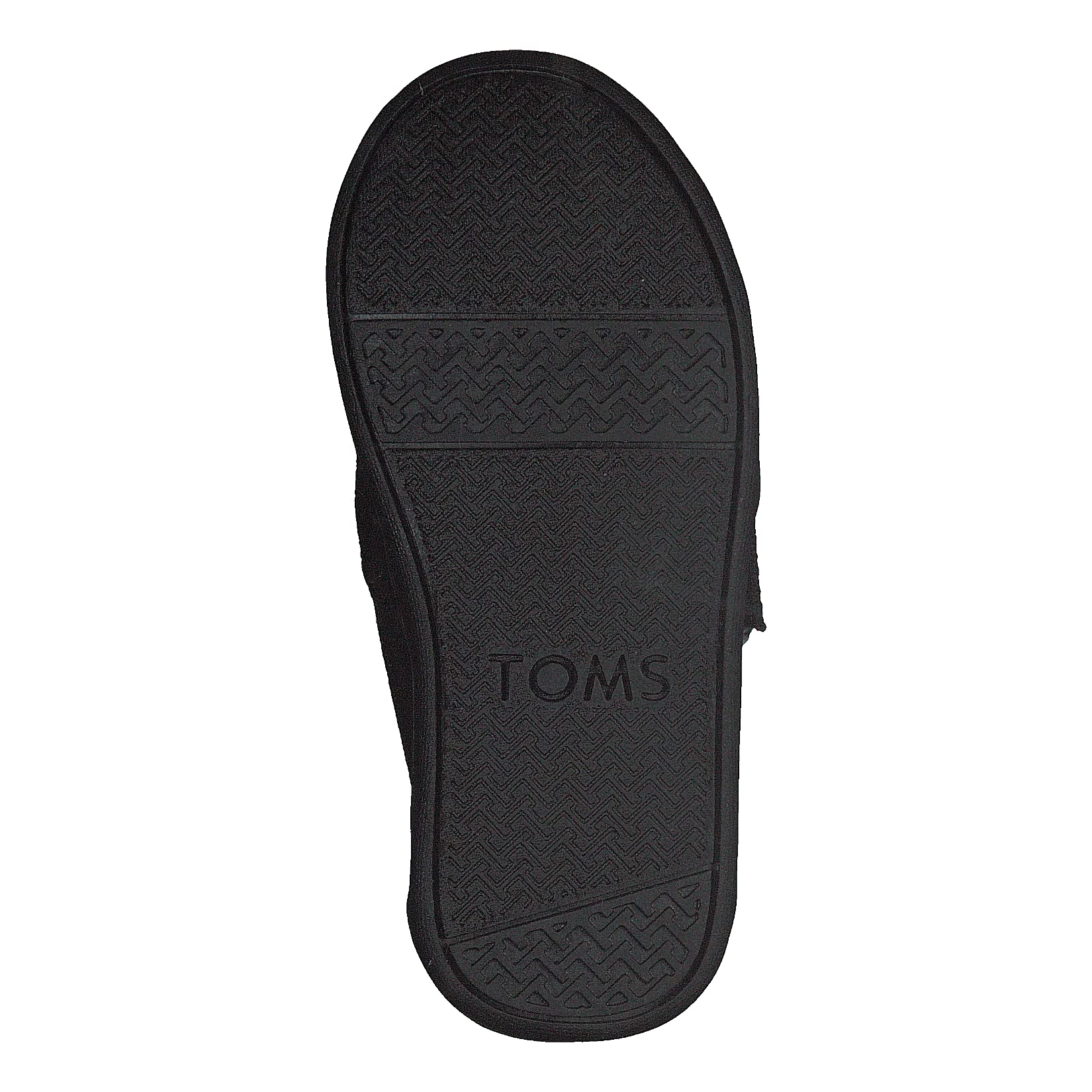 TOMS unisex child Classic Alpargata Sneaker, Black Canvas, 2 Big Kid US
