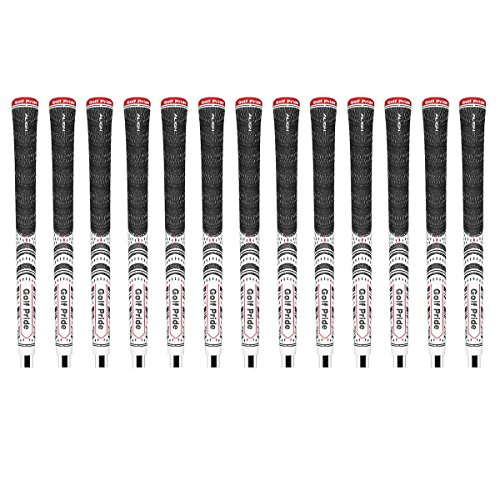 Golf Pride MCC Classic Align Midsize Ribbed White - 13 Piece Golf Grip Bundle