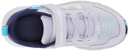 Under Armour Girls' Pre-School Assert 9 Alternate Closure, (502) Nebula Purple/Sonar Blue/White, 2, US
