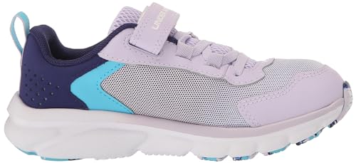 Under Armour Girls' Pre-School Assert 9 Alternate Closure, (502) Nebula Purple/Sonar Blue/White, 2, US