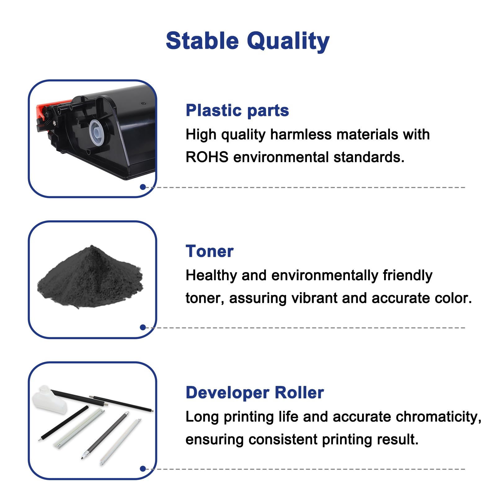 Toner Bank Compatible Toner Cartridge Replacement for Brother TN850 TN820 TN 850 TN-850 TN-820 HL-L6200DW MFC-L5850DW MFC-L5700DW HL-L5200DW MFC-L5900DW High Yield Printer New Version 2-Pack