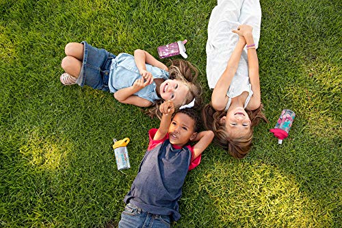 CamelBak Eddy+ Kids BPA-Free Water Bottle with Straw, 14oz, Grapefruit (2282601040)