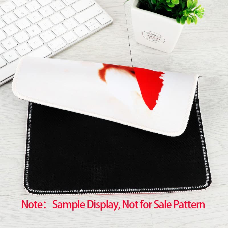 Wugao 2025 Calendar Mouse Pad with US,Cat Fish Table Mouse Pad with Stitched Edges