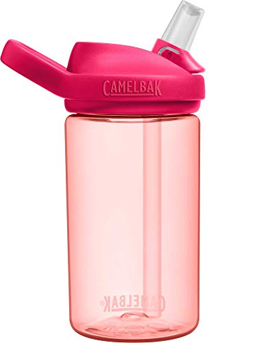 CamelBak Eddy+ Kids BPA-Free Water Bottle with Straw, 14oz, Grapefruit (2282601040)