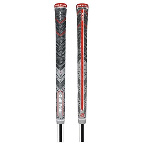 Golf Pride MCC Plus4 Align Standard 600 Ribbed Grey Golf Grips Kit (13pcs + solvent + tape + vise clamp) from Grips4less