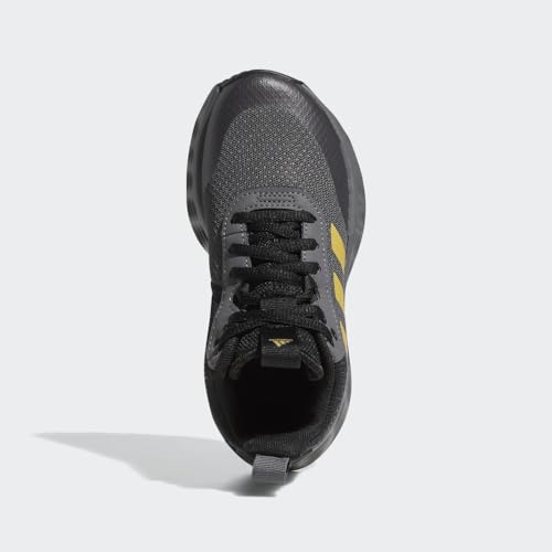 adidas Own The Game 2.0 Basketball Shoe, Grey Five/Matte Gold/Core Black, 2 US Unisex Little Kid
