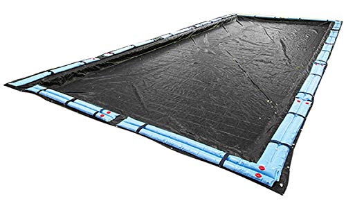 Buffalo Blizzard Deluxe Winter Cover for 30-Foot-by-50-Foot Rectangle In-Ground Swimming Pools | Blue/Black Reversible | All Covers Include 5-Feet of Overlap to Measure 35-Foot-by-55-Foot