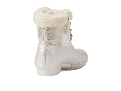 Sperry Core Alpine Saltwater Snow Boot, Ivory, 2 US Unisex Big Kid