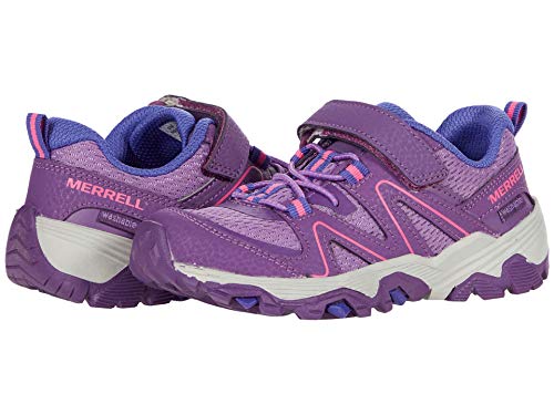 Merrell Trail Quest Hiking Sneaker, Berry, 2 US Unisex Big Kid