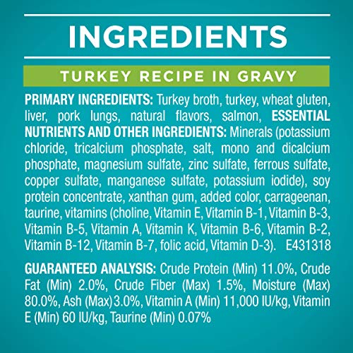 Purina ONE Natural, High Protein Wet Cat Food Variety Pack, True Instinct Turkey, Chicken & Tuna Recipes - (2 Packs of 12) 3 oz. Cans