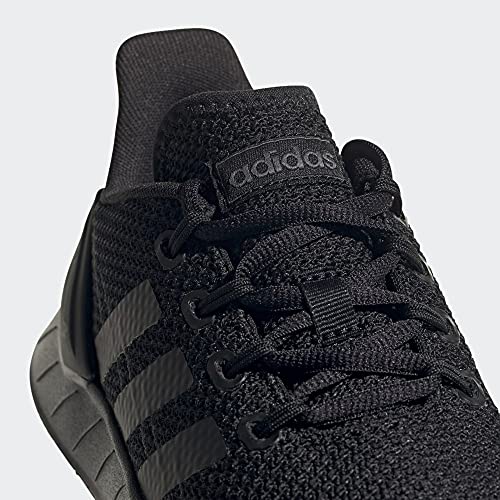 adidas Questar Flow Nxt Running Shoes, Black/White/Grey, 2 US Unisex Little Kid