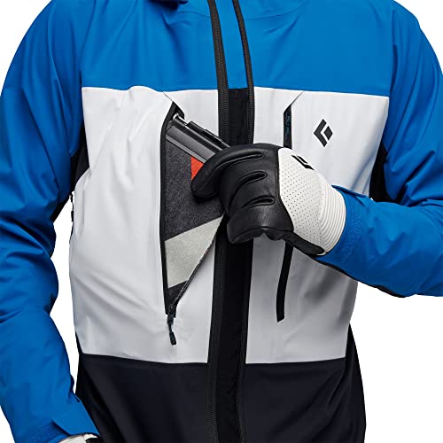 Black Diamond Equipment - Men's Dawn Patrol Hybrid Shell (as1, alpha, l, regular, regular, Kingfisher-White-Black)