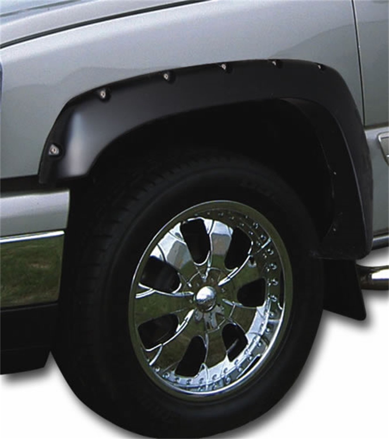 Stampede 8401-2 Ruff Riderz Fender Flare, Smoke/Black
