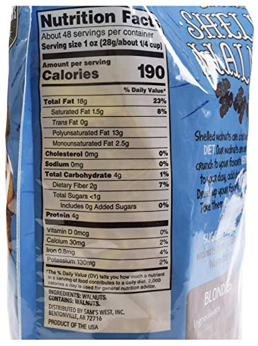 An Item Of Member's Mark Natural Shelled Walnuts (3 Lbs.) Pack Of 1 - Bulk Disc