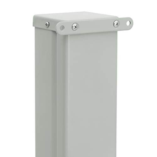 vidaXL Patio Retractable Side Awning 55.1"x196.9" Gray
