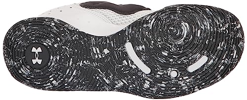 Under Armour Unisex Grade School Zone Basketball 2, (101) White/White/Black, 3.5, US