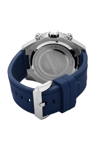 Invicta Men's Aviator Stainless Steel Quartz Watch with Silicone Strap, Blue, 26 (Model: 22523)