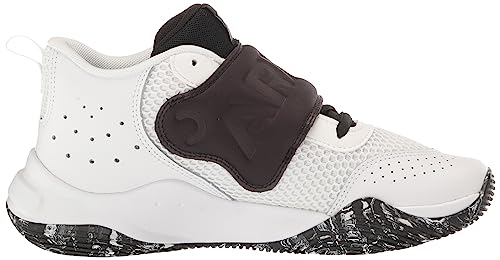 Under Armour Unisex Grade School Zone Basketball 2, (101) White/White/Black, 3.5, US