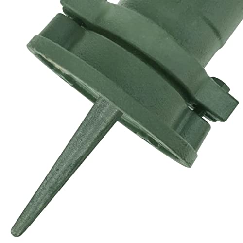vidaXL Garden Water Pump with Stand Cast Iron Green Backyard Pond Outdoor