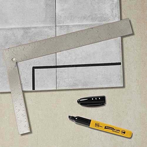 AVERY Marks A Lot UltraDuty Permanent Markers, Chisel Tip, Water Resistant, 1 Black Industrial Marker (29845)