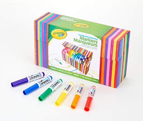 Crayola Pip Squeaks Marker Set, Washable Mini Markers, 64 Count, Easter Gifts for Kids