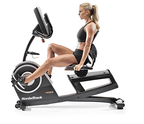 NordicTrack Commercial VR21 Smart Recumbent Exercise Bike with 25 Digital Resistance Levels, Compatible with iFIT Personal Training