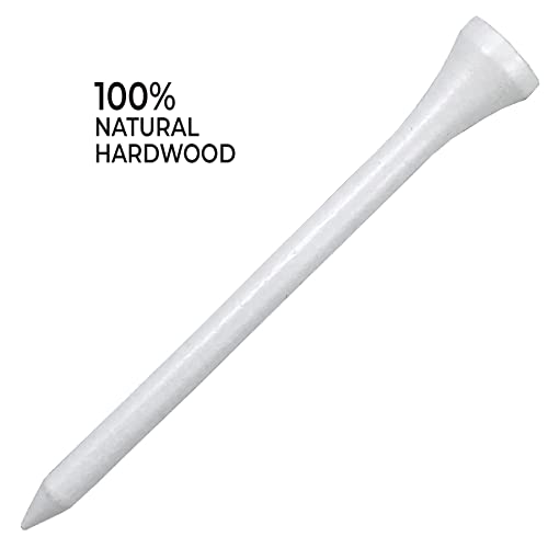 Pride (87802) Golf Deluxe Tee (3-1/4 Inch, White) - 75 Count