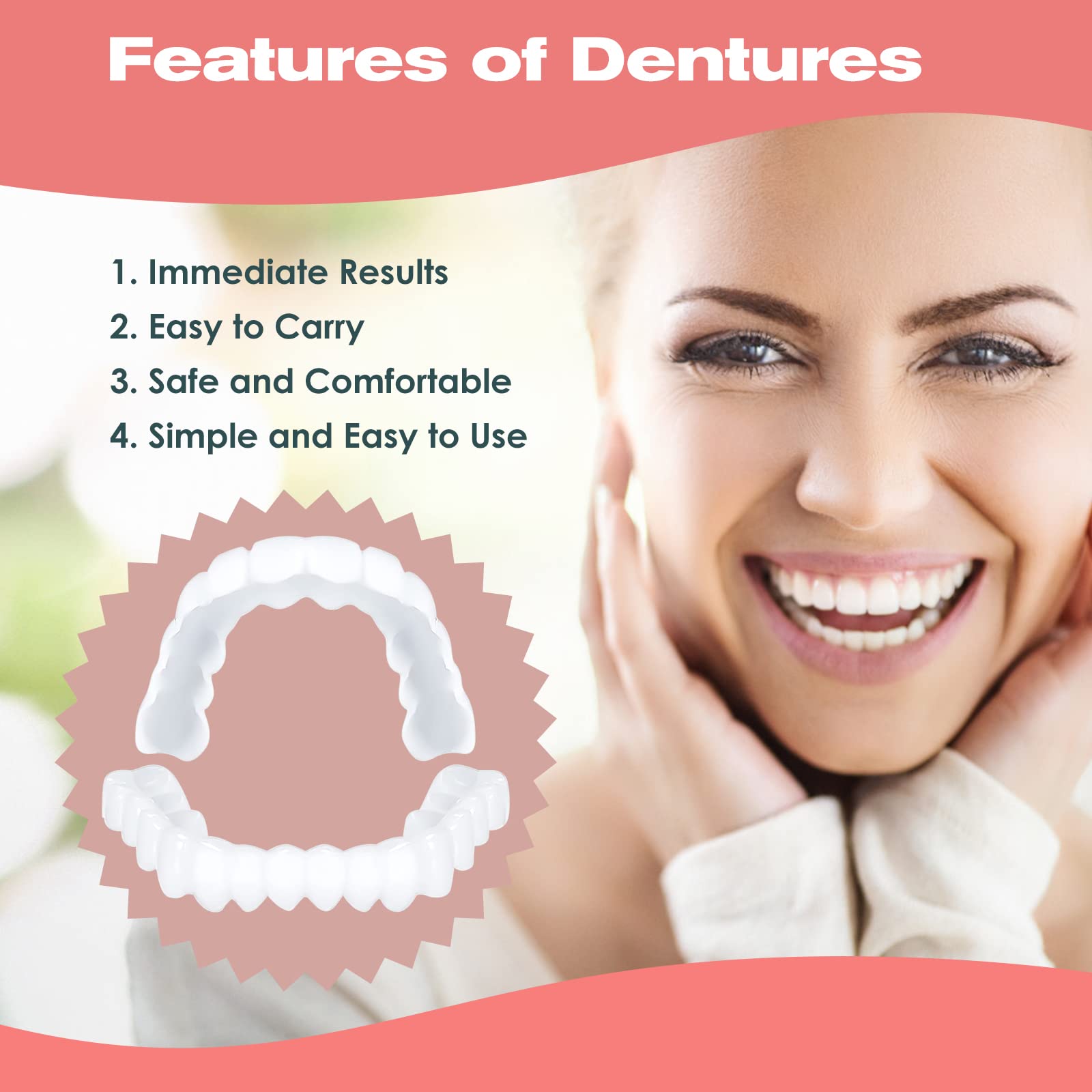 Fake Teeth, 4PCS T11