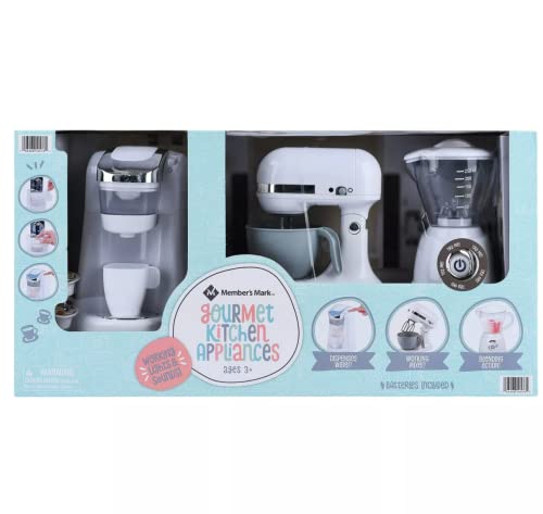 MEMBER'S MARK Gourmet Kitchen Appliance PLAYSET for Kids (White)