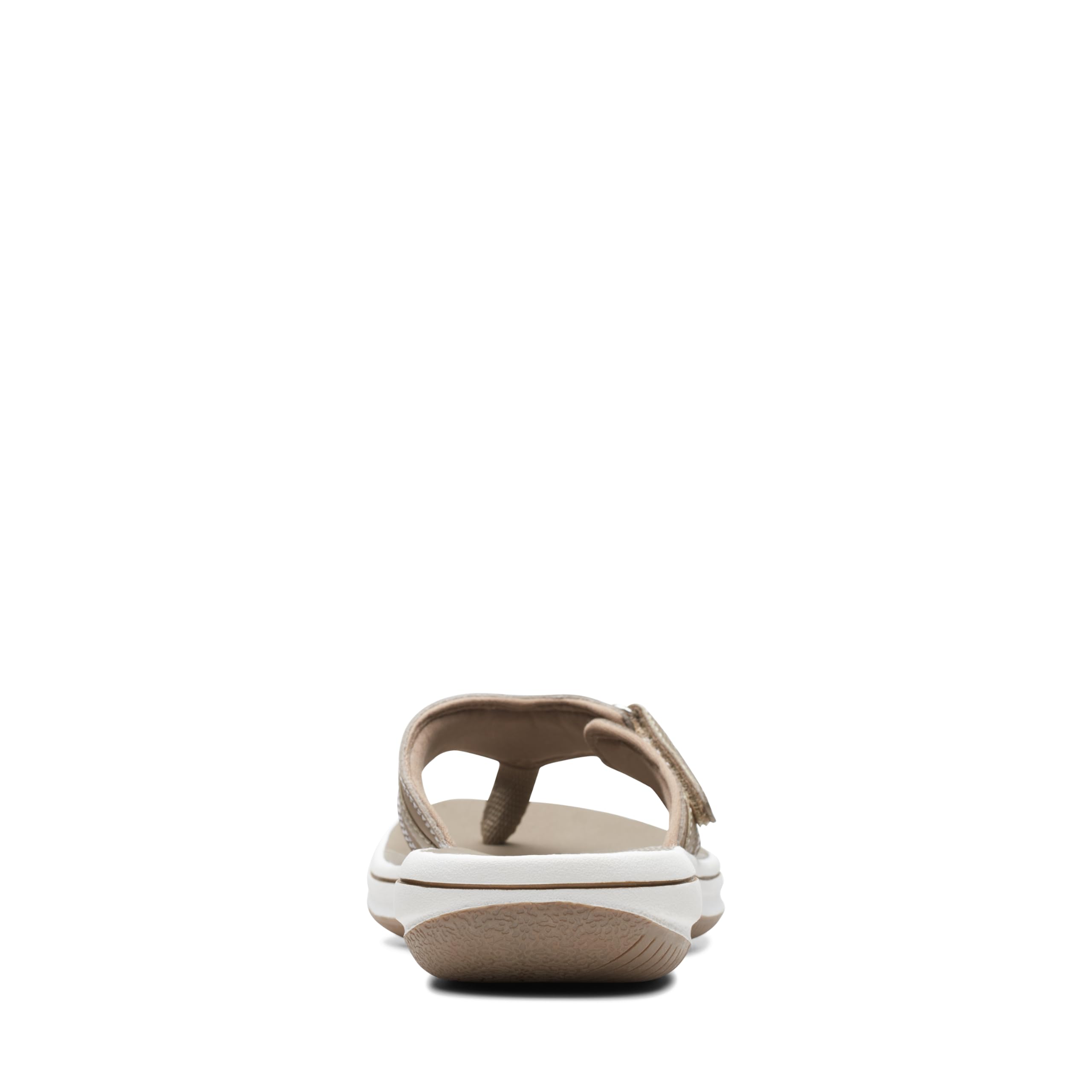 Clarks Women's Breeze Sea Flip-Flop, Taupe, 9