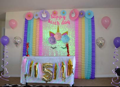 20 PCS Tissue Paper Tassels, Tassel Garland Banner for Wedding, Baby Shower and Party Decorations, DIY Kits (Metallic Gold,Light Purple,Pink,Green)