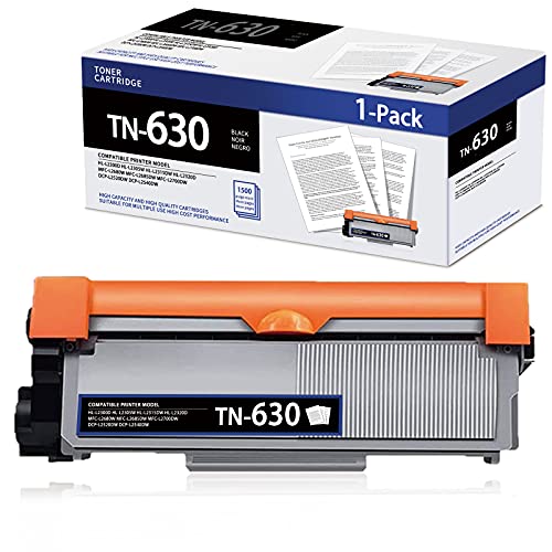 URAN ETECHWORK Compatible Toner Cartridge Replacement for Brother TN-630 TN 630 TN630 (Black,1-Pack)