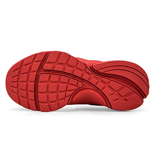 Troadlop Girls Shoes Lightweight Casual Walking Sneakers for Boy Red Size 2 M US Little Kid