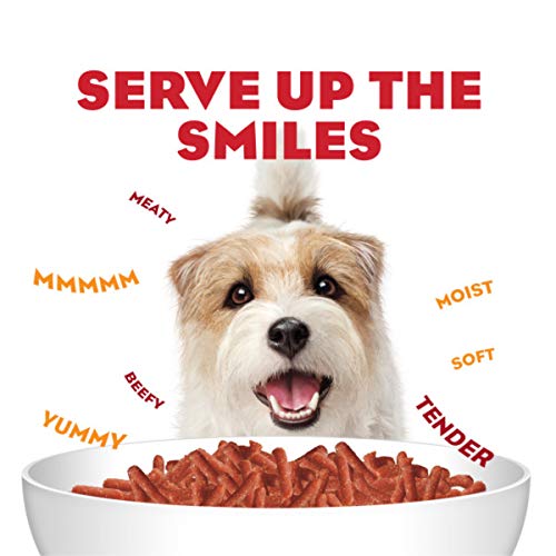 Purina Moist & Meaty Wet Dog Food, Chopped Burger - 36 ct. Pouch