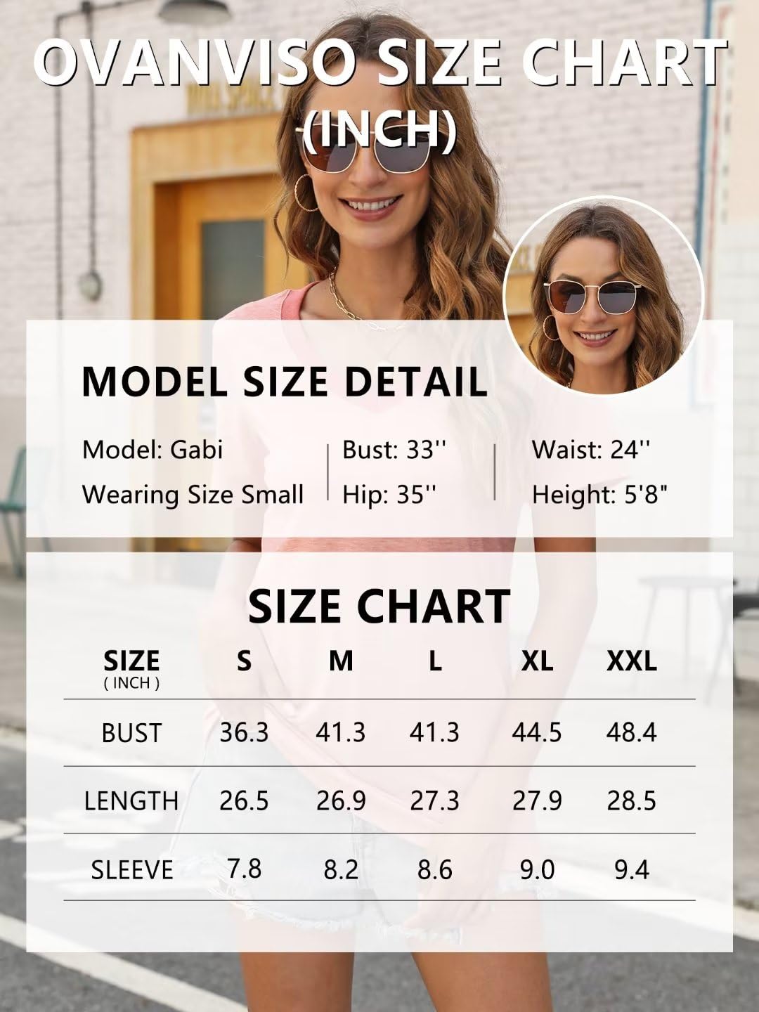 Ovanviso Women's V Neck T Shirt Summer Color Block Ribbed V Neck Short Sleeve Tunic Top Loose Fit Dark Blue