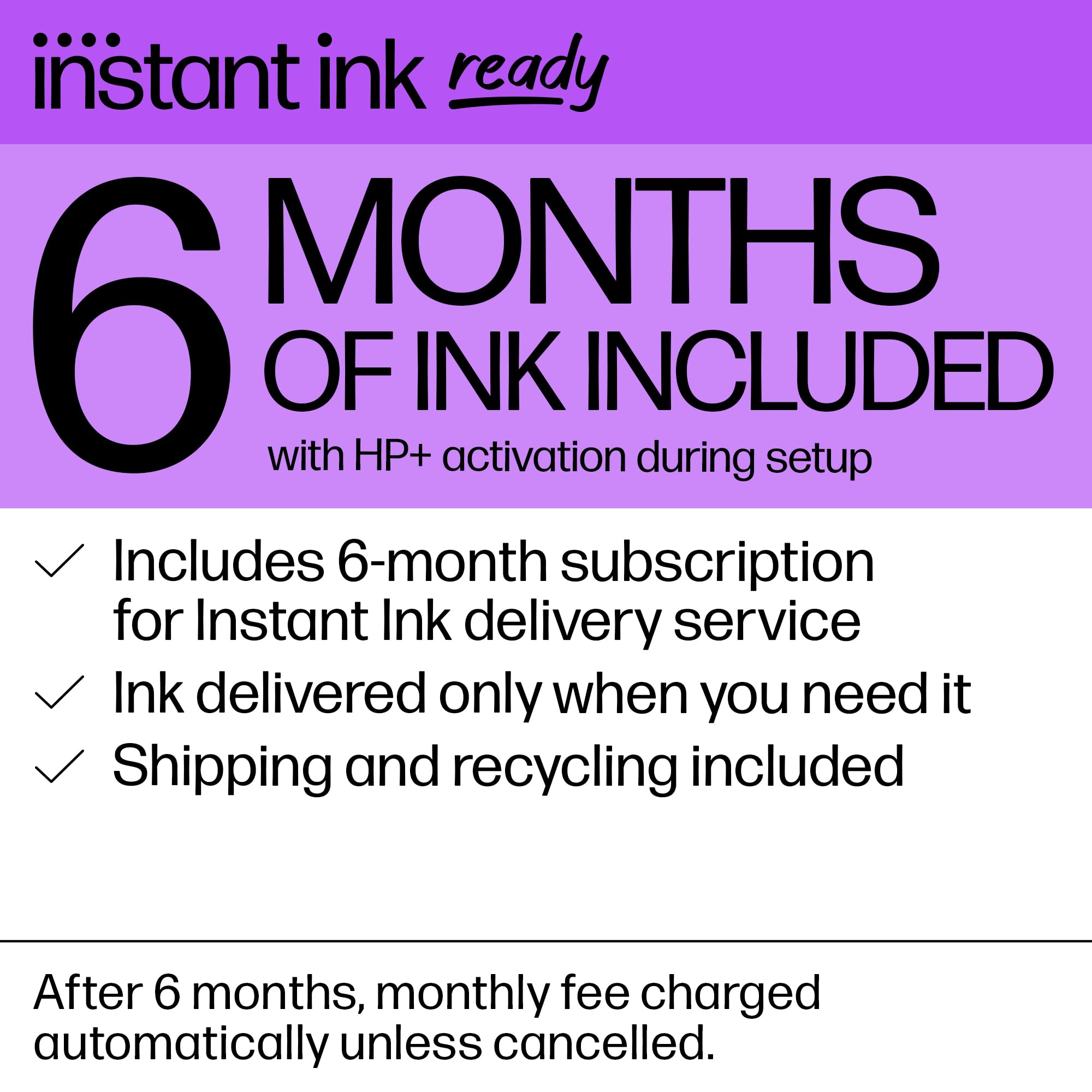 HP OfficeJet 8015e Wireless Color All-in-One Printer with 6 Months Free Ink with HP+(228F5A), White