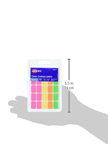 Avery Reinforcement Labels on Small Sheets, Handwrite Only