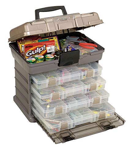Plano 137401 By Rack System 3700 Size Tackle Box, Multi, 16" X 12" X 17.25" 6lbs