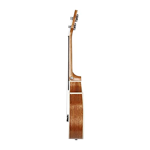 LMMDDP 23-inch Ukulele Wood Panel Cutaway Arm Guard Wood Color Ukulele Full Sound Stringed Musical Instrument
