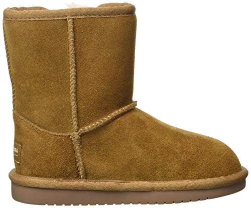 Koolaburra by UGG Unisex-Child Victoria Short Fashion Boot, Chestnut, 02 Youth US Little Kid